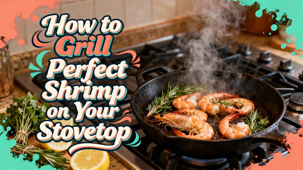 How To Grill Perfect Shrimp On Your Stovetop